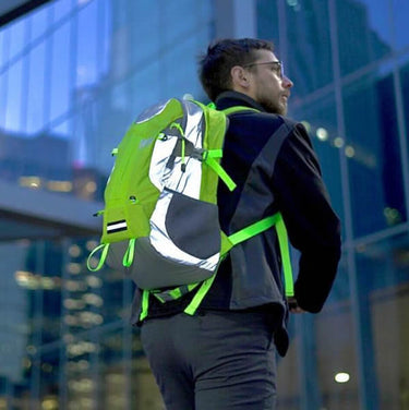 High Visibility Reflective Bike Commuter Motorcycle Backpack Riderbag ...